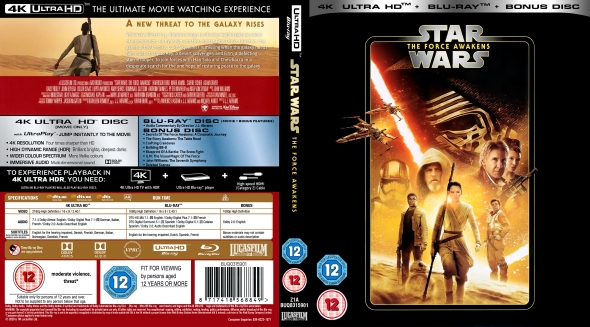CoverCity - DVD Covers & Labels - Star Wars: The Force Awakens 4K