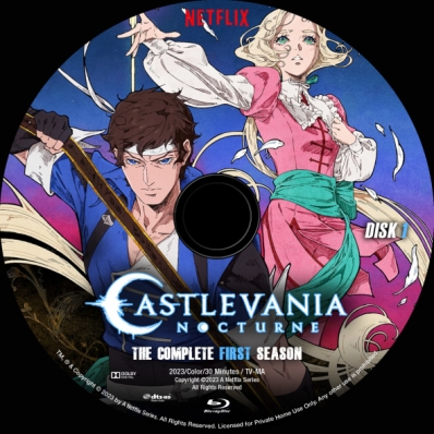 CoverCity - DVD Covers & Labels - Castlevania: Nocturne - Season 1; disk 1