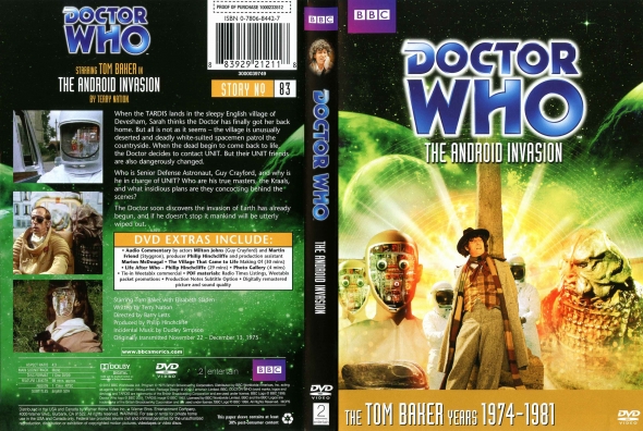 CoverCity - DVD Covers & Labels - Doctor Who: The Android Invasion
