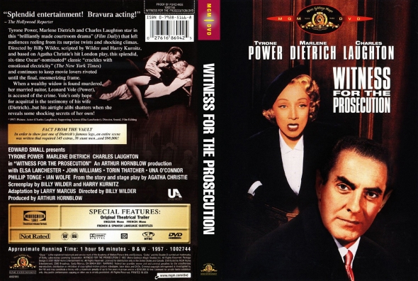 CoverCity - DVD Covers & Labels - Witness for the Prosecution