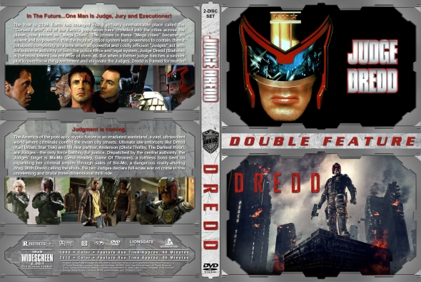 CoverCity - DVD Covers & Labels - Judge Dredd / Dredd Double Feature