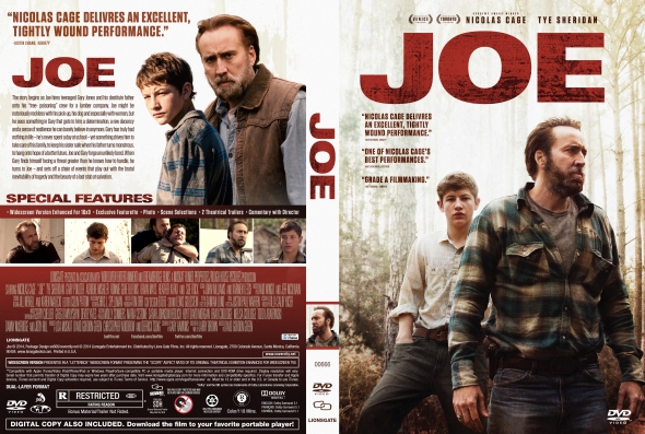 Joe Nicolas Cage Dvd Cover