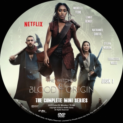 CoverCity - DVD Covers & Labels - The Witcher: Blood Origin - Mini ...