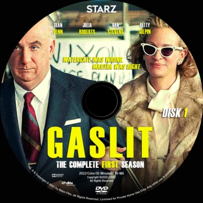 CoverCity - DVD Covers & Labels - Gaslit - Season 1; disk 1