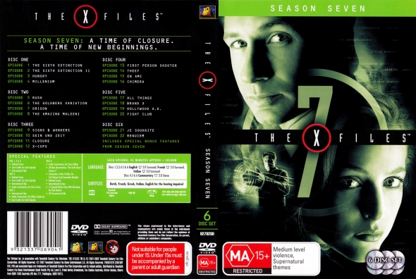 CoverCity - DVD Covers & Labels - The X-Files - Season 7