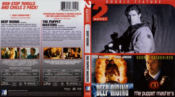 CoverCity - DVD Covers & Labels - Deep Rising / The Puppet Masters