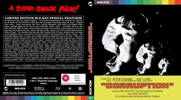 CoverCity - DVD Covers & Labels - Corruption (1968)