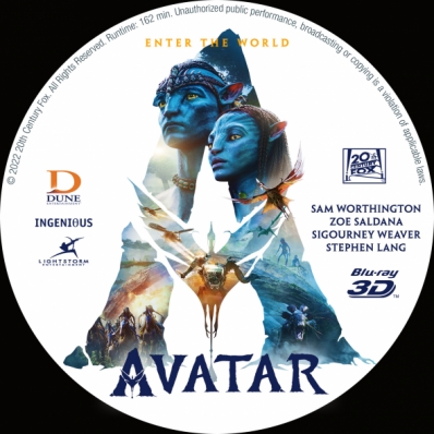 CoverCity - DVD Covers & Labels - Avatar re-release 2022