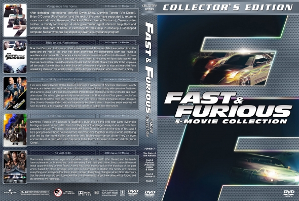 CoverCity - DVD Covers & Labels - Fast & Furious 5-Movie Collection