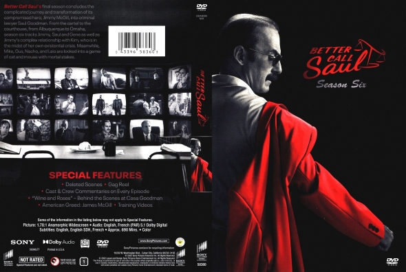CoverCity - DVD Covers & Labels - Better Call Saul - Season 6