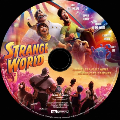 CoverCity - DVD Covers & Labels - Strange World 4K