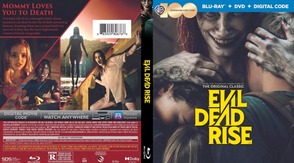 Dvd Cover Von Evil Dead 2024 Evil Dead Rise (2023) R2 UK DVD Covers