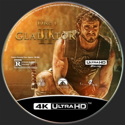 CoverCity - DVD Covers & Labels - Gladiator II 4K