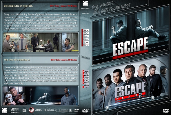 CoverCity - DVD Covers & Labels - Escape Plan Double Feature