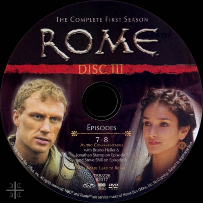 CoverCity - DVD Covers & Labels - Rome - Season 1; disc 3