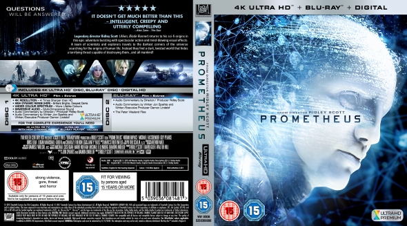 CoverCity - DVD Covers & Labels - Prometheus 4K