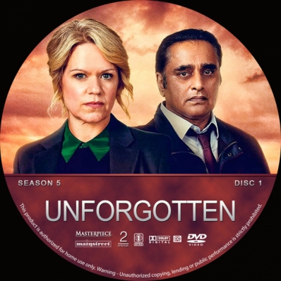 Unforgotten Season 2 2018 R1 Custom Dvd Cover Labels