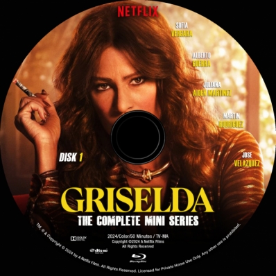CoverCity - DVD Covers & Labels - Griselda - Mini Series; disk 1