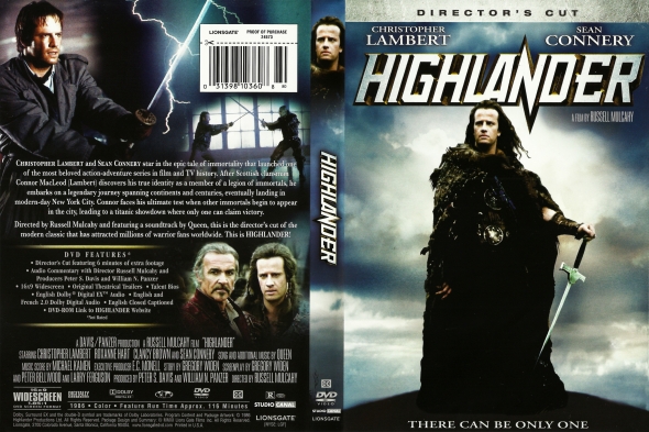CoverCity - DVD Covers & Labels - Highlander