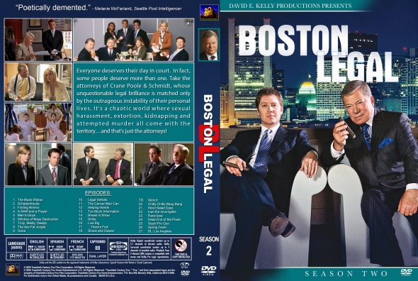 CoverCity - DVD Covers & Labels - Boston Legal - Season 2