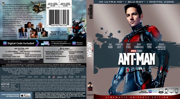 CoverCity - DVD Covers & Labels - Ant-Man 4K