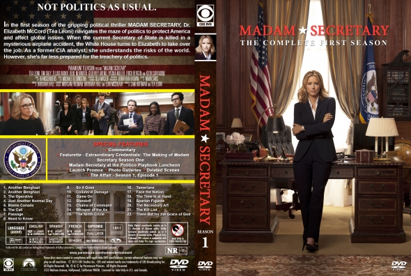 CoverCity - DVD Covers & Labels - Madam Secretary - Season 1