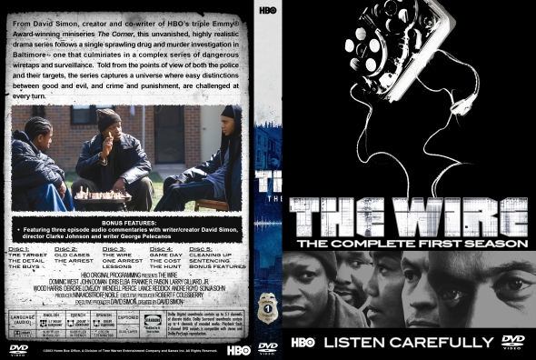 CoverCity - DVD Covers & Labels - The Wire - Season 1 (spanning spine)
