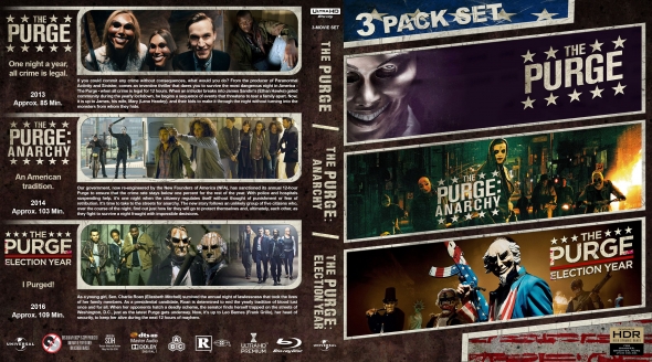 CoverCity - DVD Covers & Labels - The Purge Triple Feature (4K)