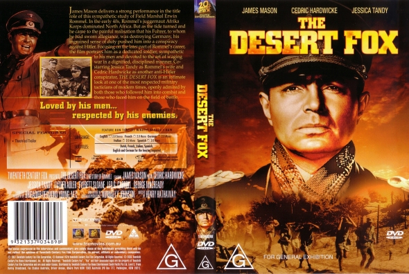 CoverCity - DVD Covers & Labels - The Desert Fox: The Story of Rommel