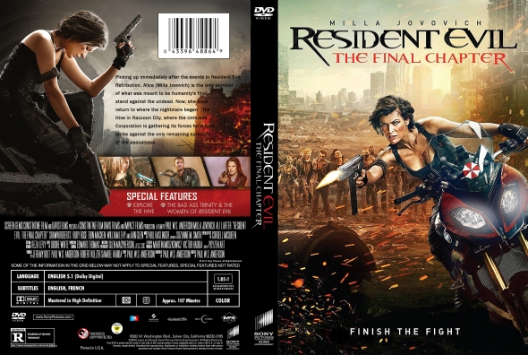 CoverCity - DVD Covers & Labels - Resident Evil: The Final Chapter