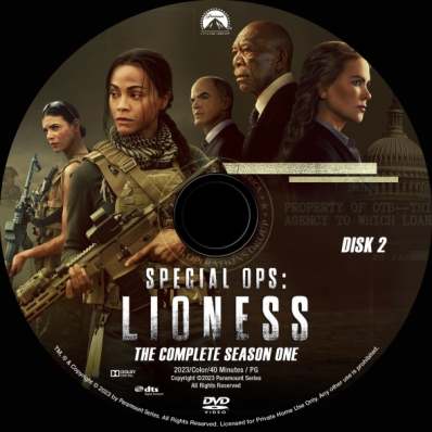 CoverCity - DVD Covers & Labels - Special Ops: Lioness - Season 1;disk 2