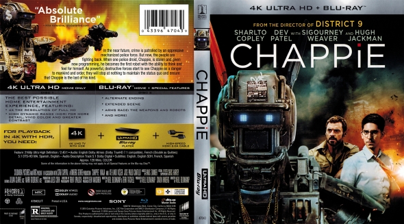CoverCity - DVD Covers & Labels - Chappie 4K