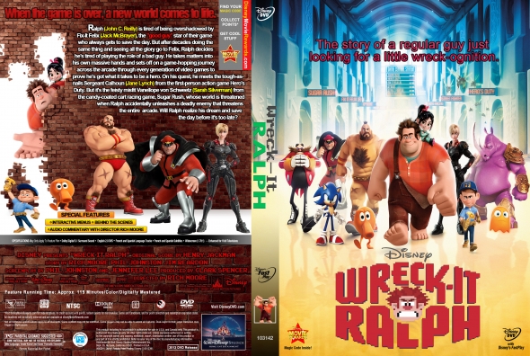 Wreck It Ralph Dvd Cover