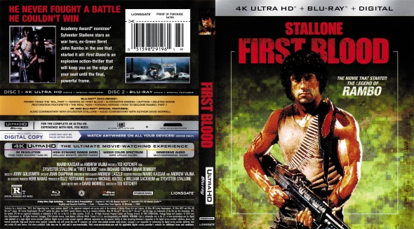 CoverCity - DVD Covers & Labels - Rambo First Blood 4K