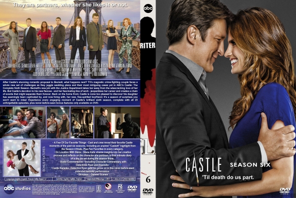 CoverCity - DVD Covers & Labels - Castle - Season 6 (spanning spine)