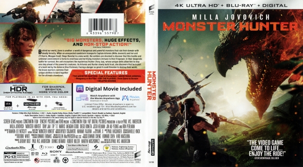 CoverCity - DVD Covers & Labels - Monster Hunter 4K