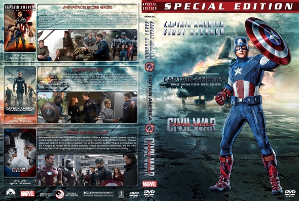 CoverCity - DVD Covers & Labels - Captain America Triple Feature