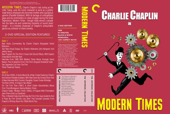 Modern Times 1936 Dvd Cover