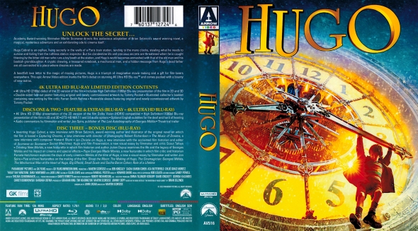 CoverCity - DVD Covers & Labels - Hugo 4K Alternate