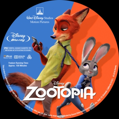 CoverCity - DVD Covers & Labels - Zootopia