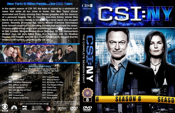 CoverCity - DVD Covers & Labels - CSI: NY - Season 8