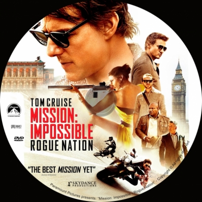 CoverCity - DVD Covers & Labels - Mission Impossible: Rogue Nation