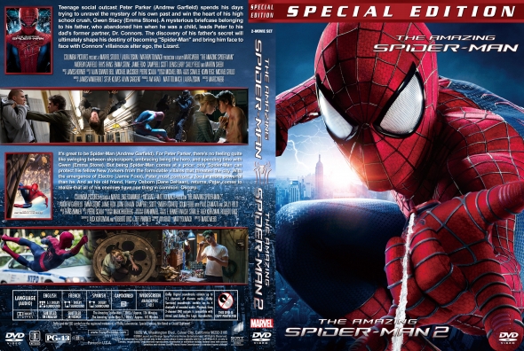 De Amazing Spider Man 2 Dvd Label Custom 4K UHD Blu Ray DVD Free