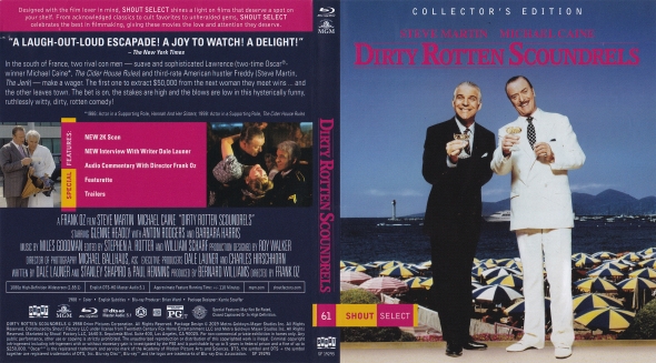 CoverCity - DVD Covers & Labels - Dirty Rotten Scoundrels