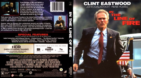 CoverCity - DVD Covers & Labels - In the Line of Fire 4K