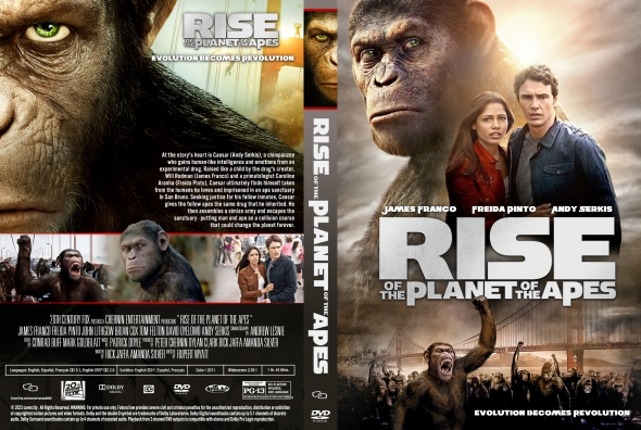 Rise Of The Planet Of The Apes Dvd Cover Rise Of The Planet Of The