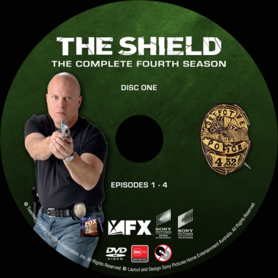 CoverCity - DVD Covers & Labels - The Shield - Season 4; disc 1
