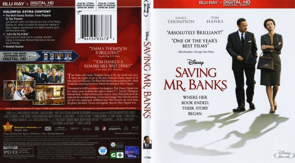 Saving Mr. Banks Dvd Cover