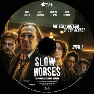 CoverCity - DVD Covers & Labels - Slow Horses - Season 1; disk 1