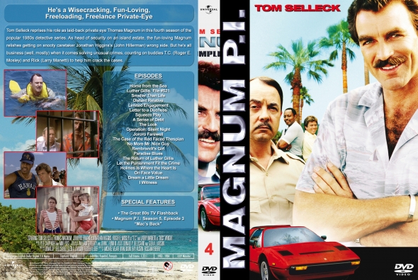CoverCity - DVD Covers & Labels - Magnum P.I. - Season 4 (spanning spine)